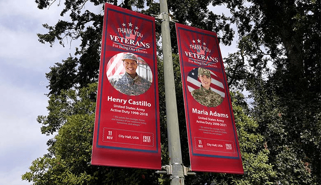 Custom Pole Banners | Printmoz