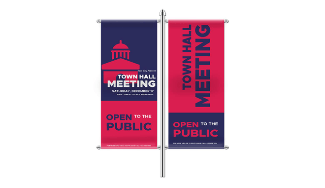 Custom Pole Banners | Printmoz