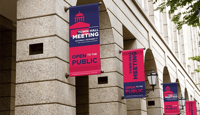 Custom Pole Banners | Printmoz