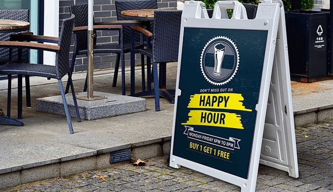 Custom A Frame Signs | Printmoz