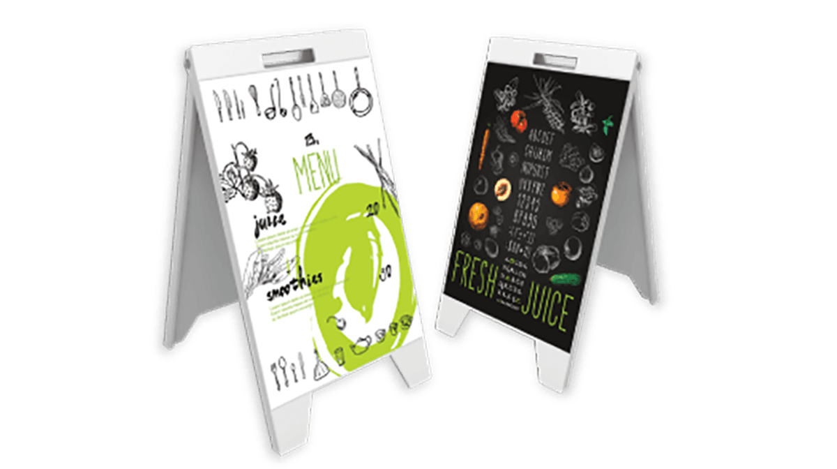 Custom A Frame Signs | Sandwich Boards | Sidewalk Signs