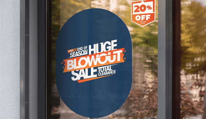 Custom Window Clings | Printmoz