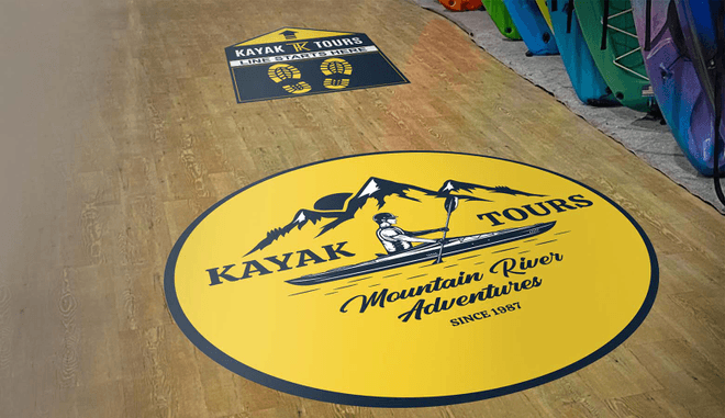 Custom Floor Decals | Printmoz