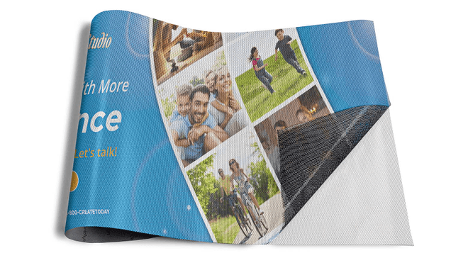 Custom Perforated Window Vinyl | Printmoz