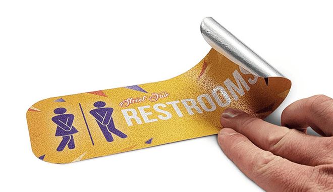 Custom Outdoor Decals Street & Sidewalk | Concrete Stickers