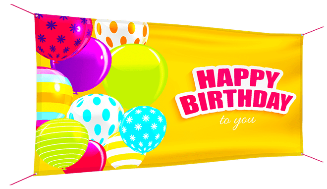 Custom Birthday Banners | Printmoz
