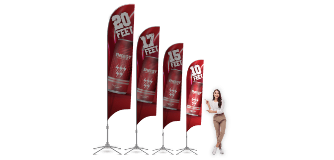 Feather Banners | Custom Feather Banners | Outdoor Feather Banners