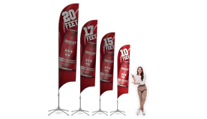 Feather Banners | Custom Feather Banners | Outdoor Feather Banners
