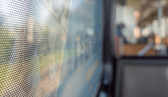 Custom Perforated Window Vinyl | Printmoz