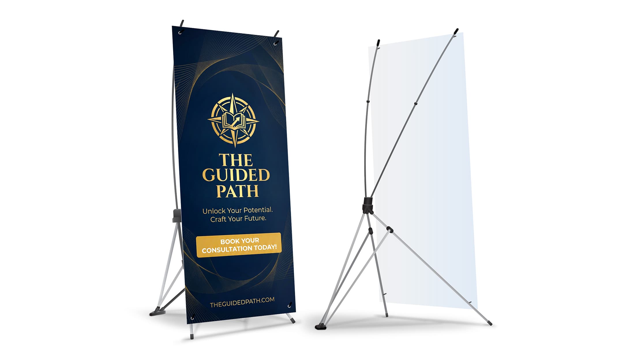 vertical banner standee