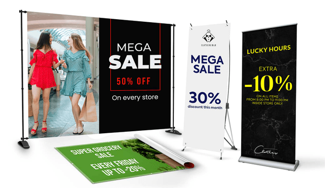 Retail Banners | Printmoz