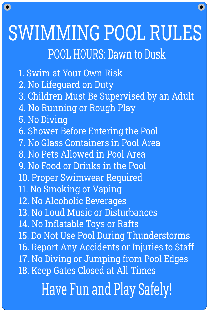 Custom Printed Campground Signs