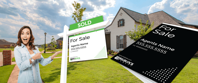 Big Block Realty Listing Panels | Best Printed Signs
