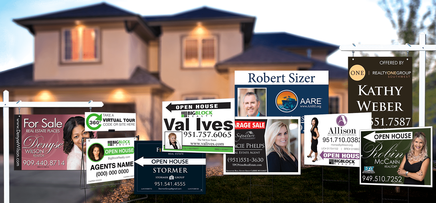 Big Block Realty Listing Panels | Best Printed Signs