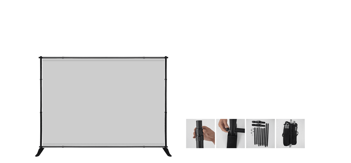 Adjustable Banner Stand Frame